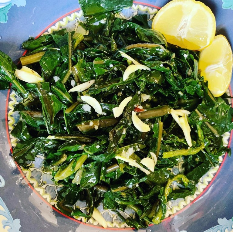 Radikia – Red Dandelion Greens – on xenia street