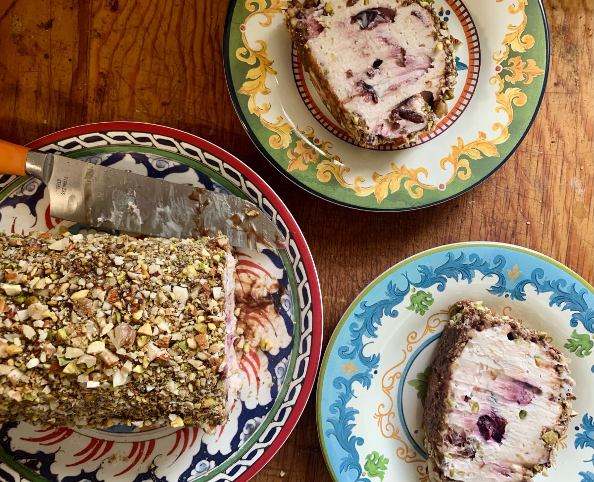 White Chocolate Cherry Cheesecake Log – on xenia street