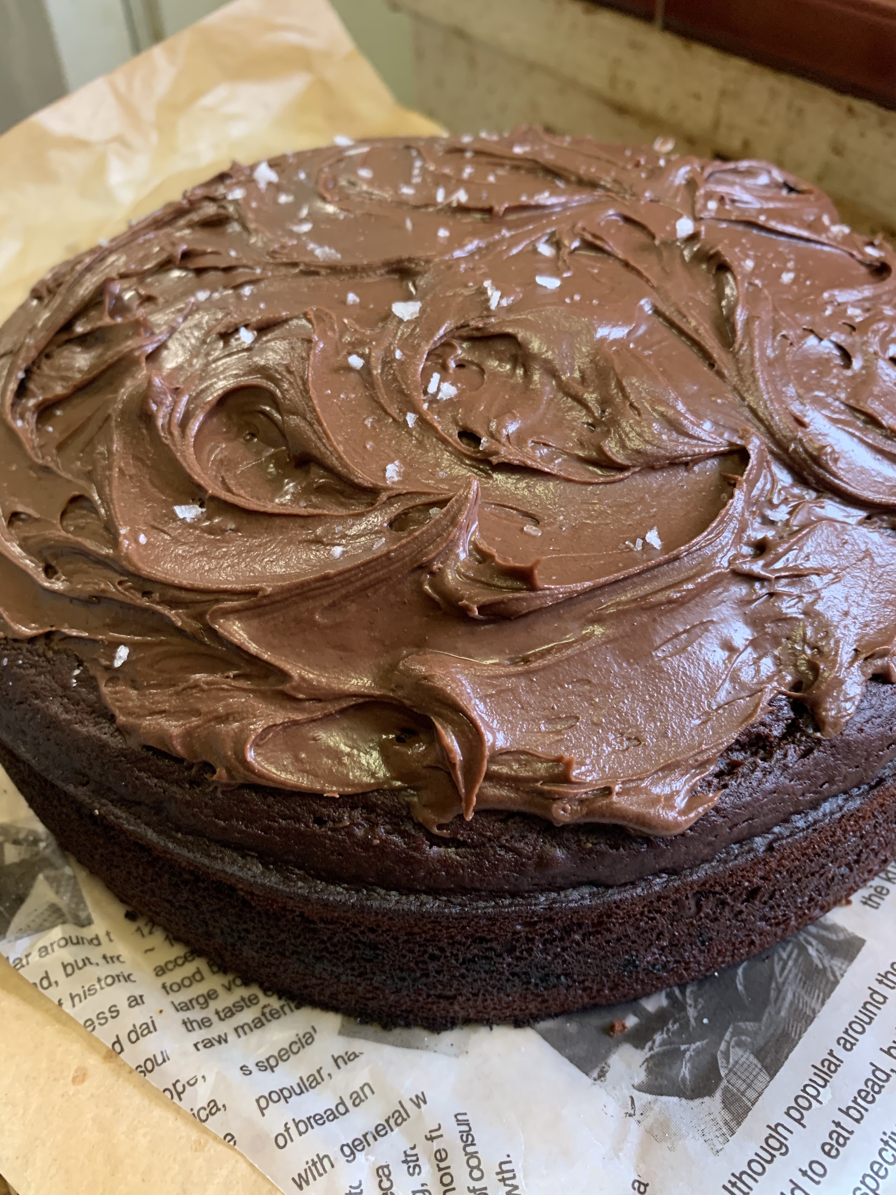 Sea Salt Red Ale Chocolate Cake – on xenia street