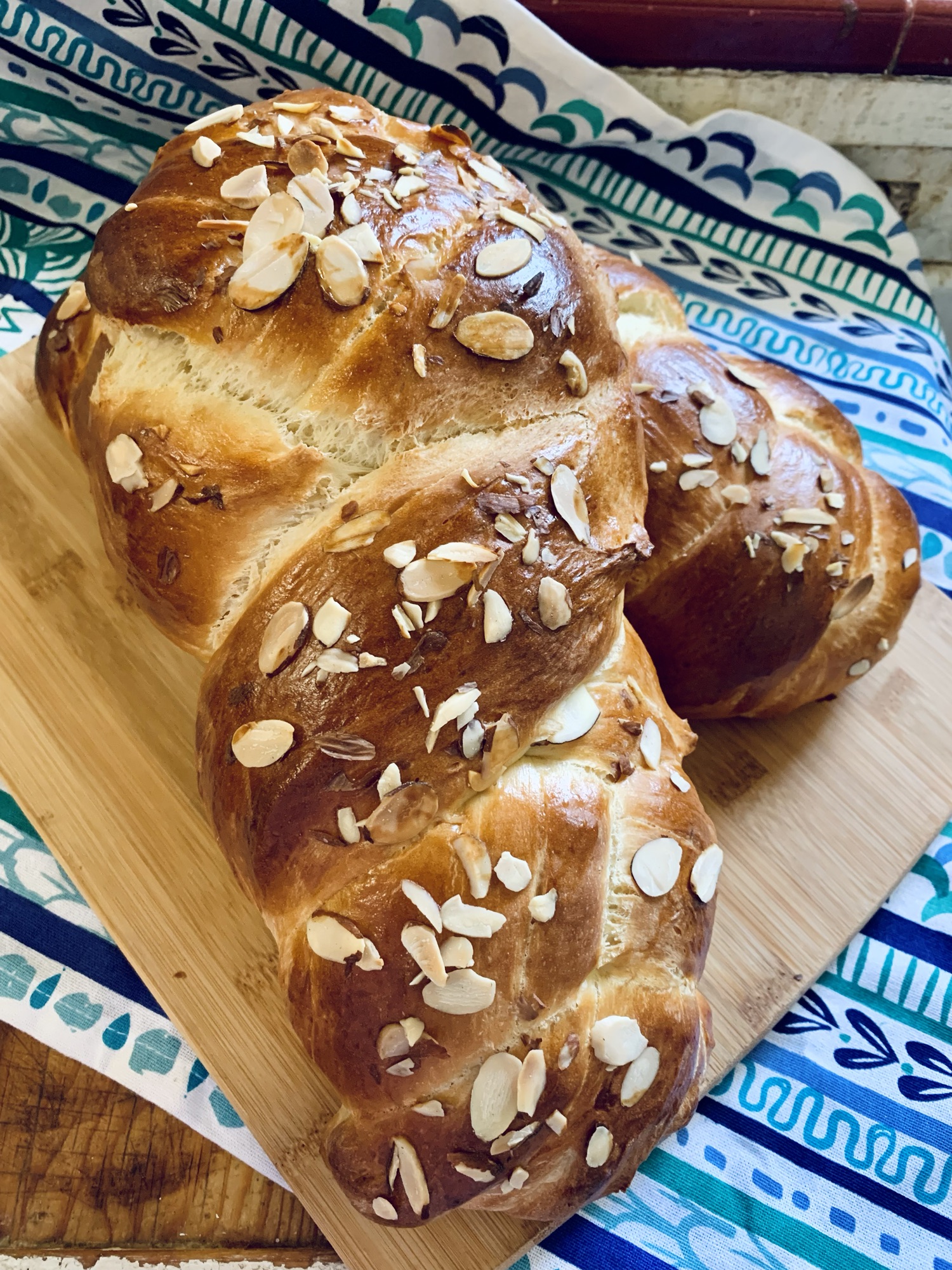Tsoureki – Greek Easter Bread – on xenia street